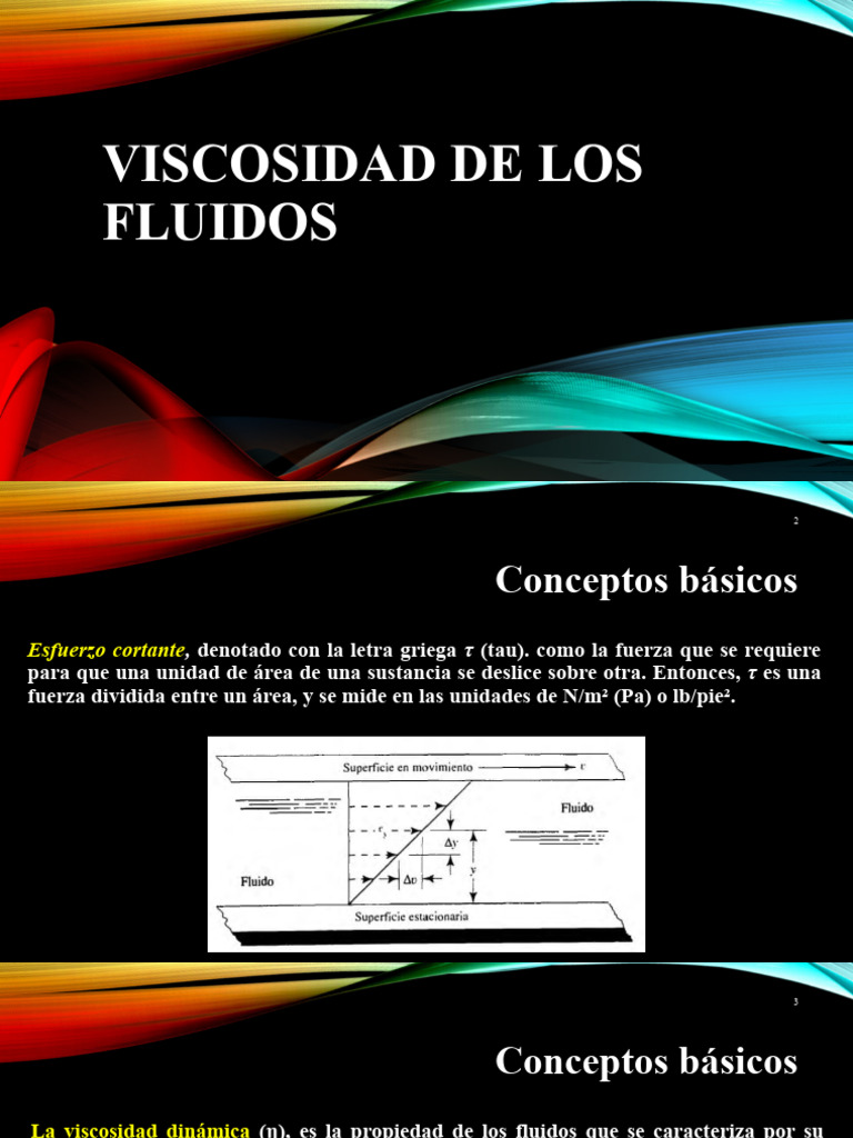 Viscosidad de Fluidos: Tipos y Medición | PDF | Viscosidad ...