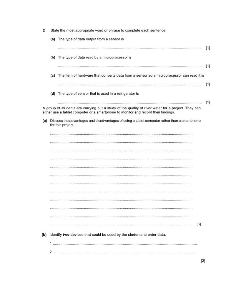 Ict Past Paper | PDF