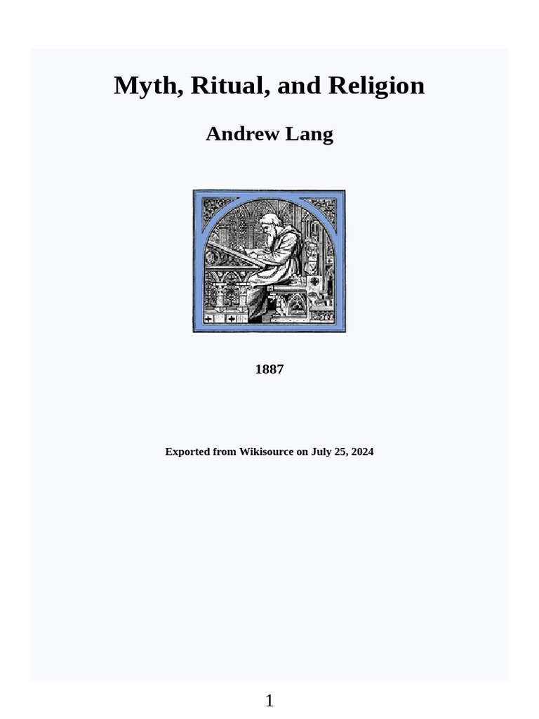 Myth, Ritual, and Religion | PDF | Greek Mythology | Zeus