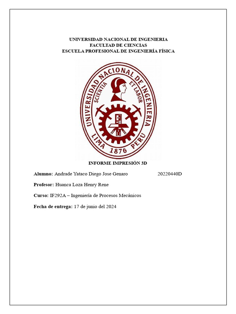 Informe pc4 Diego Andrade | PDF