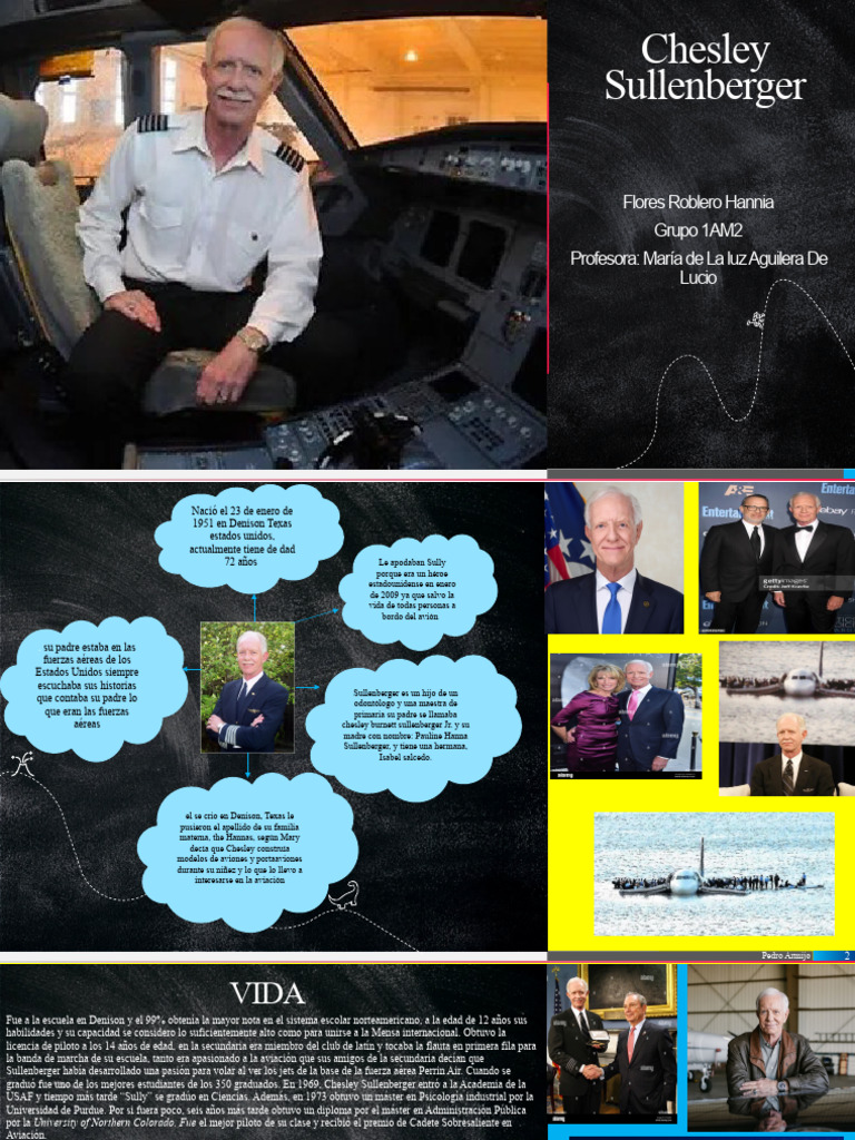 Chesley Sullenberger HANY FLORES ROBLERO | PDF | Aviación | Aeronave