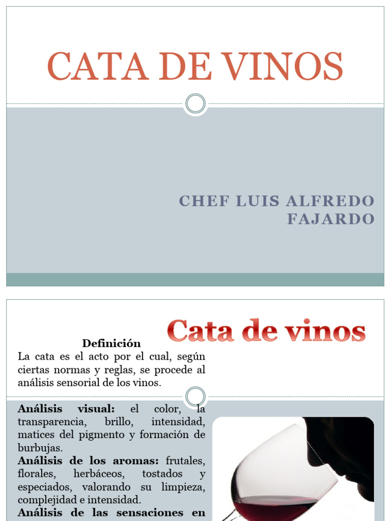 Cata de Vinos | PDF | Vino | Color