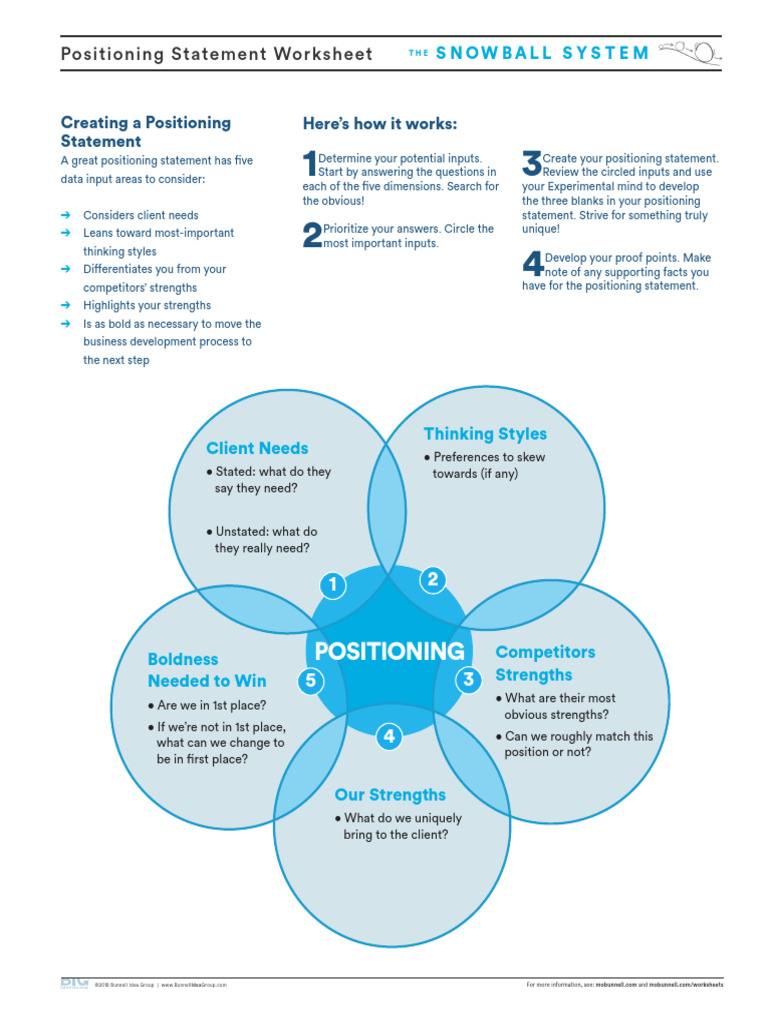 Positioning-Statement | PDF | Cognition | Cognitive Science