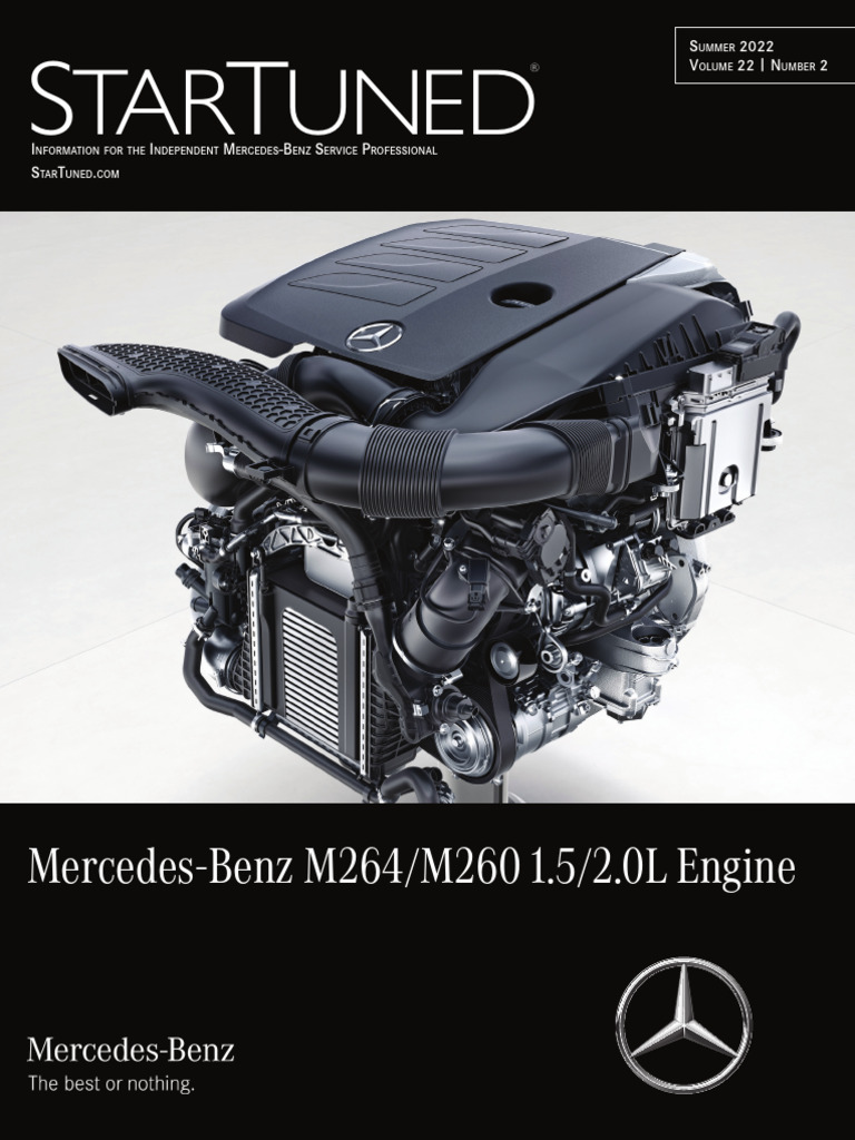 Mercedes Benz M264 M260 1.5L 2.0L Engine | PDF | Internal Combustion Engine | Turbocharger