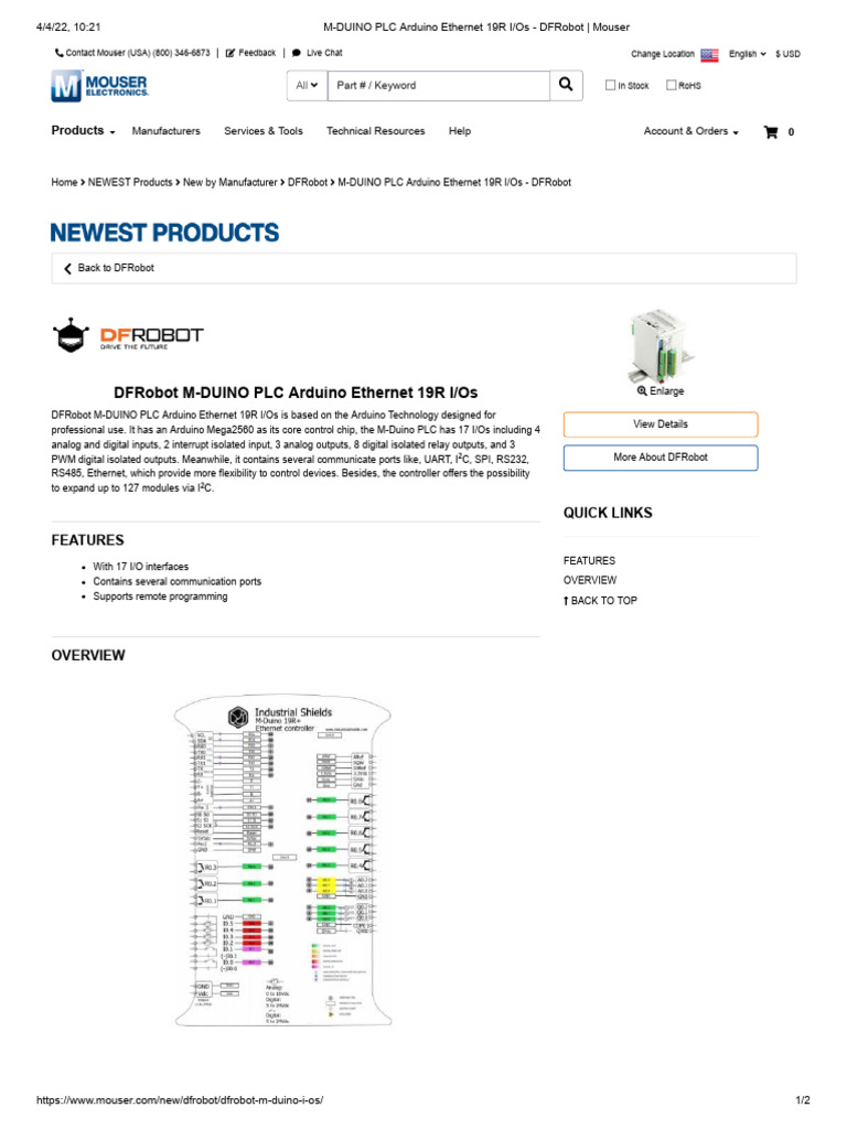 Arduino PLC Mouser | PDF | Arduino | Information And Communications Technology