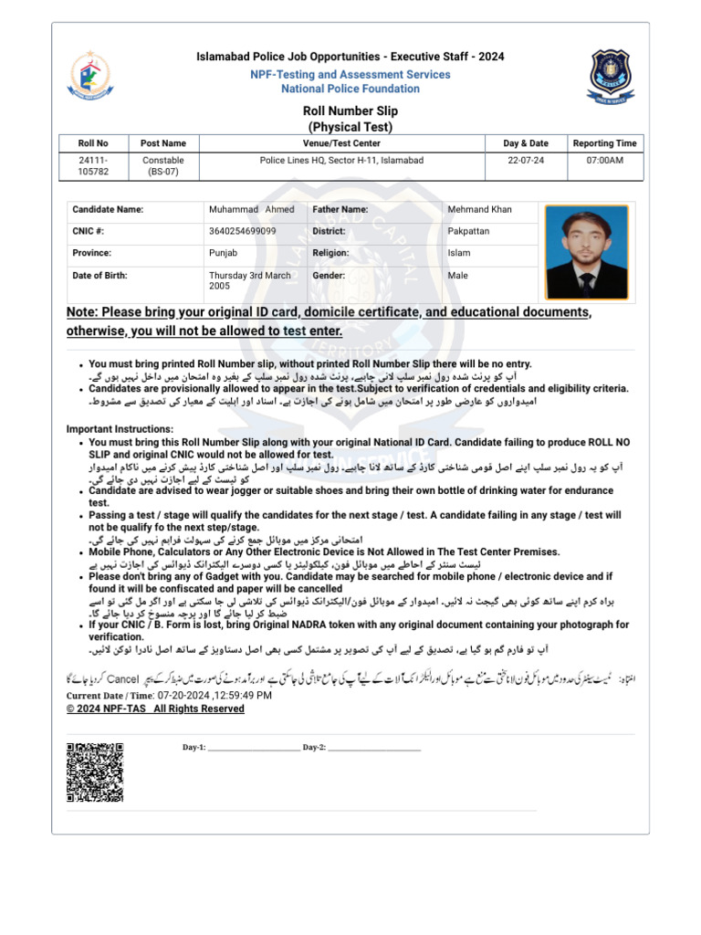 NPF Tas | PDF