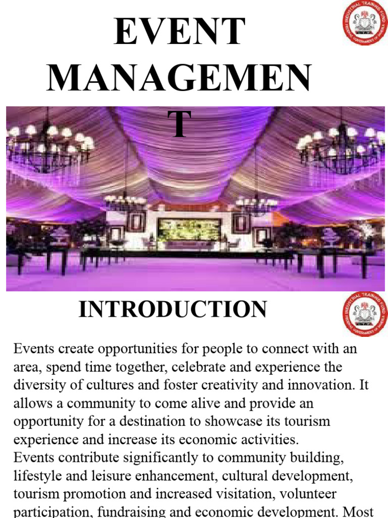 Event Management Ed | PDF | Evaluation | Business