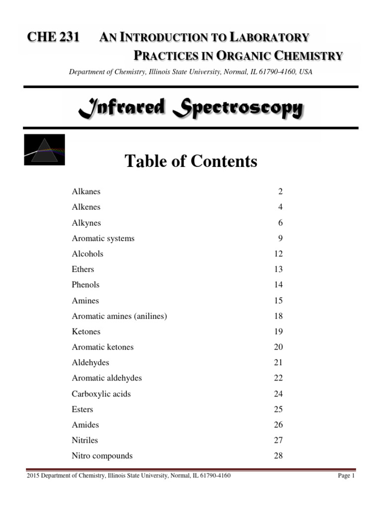 IR-Reference-Guide | PDF | Amine | Aldehyde IR-Reference-Guide | PDF | Amine | Aldehyde