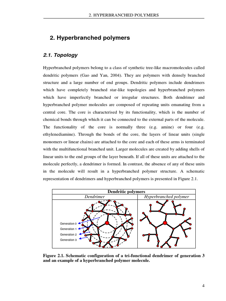Chapter 2 Hyperbranched Polymers-3 | PDF | Polymers | Polymerization