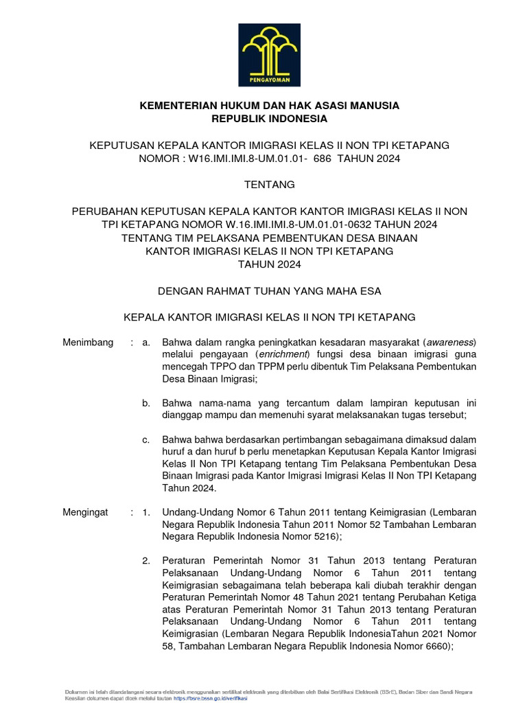 SK Pembentukan TIM | PDF