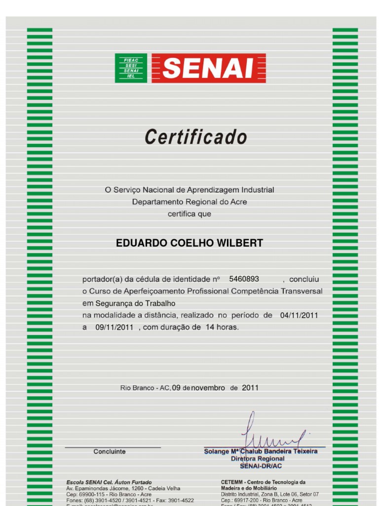 Certificado | PDF