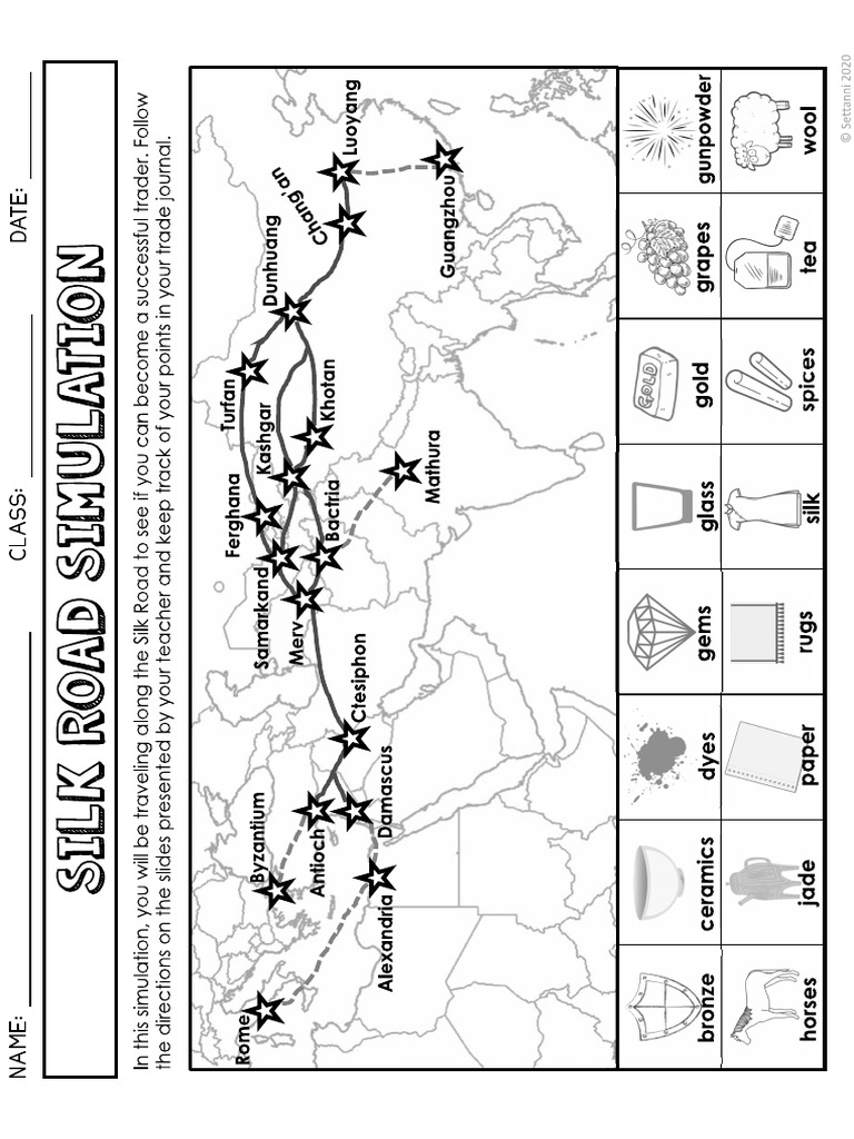Silk Road Printable Version P 4 To 7 | PDF