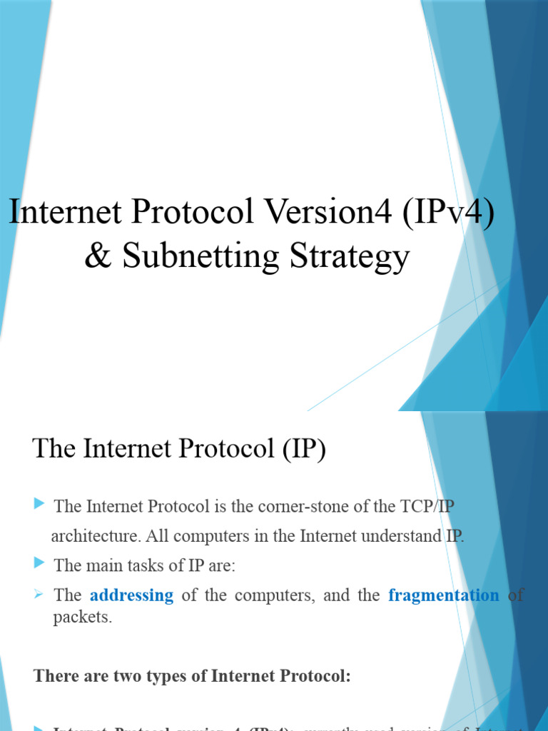 Ip Addressing and Subnetting 1 | PDF | Internet Protocols | Ip Address