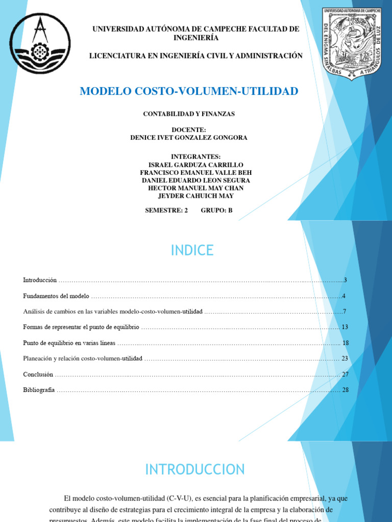 Modelo Costo-Volumen-Utilidad | PDF | Business | Planificación
