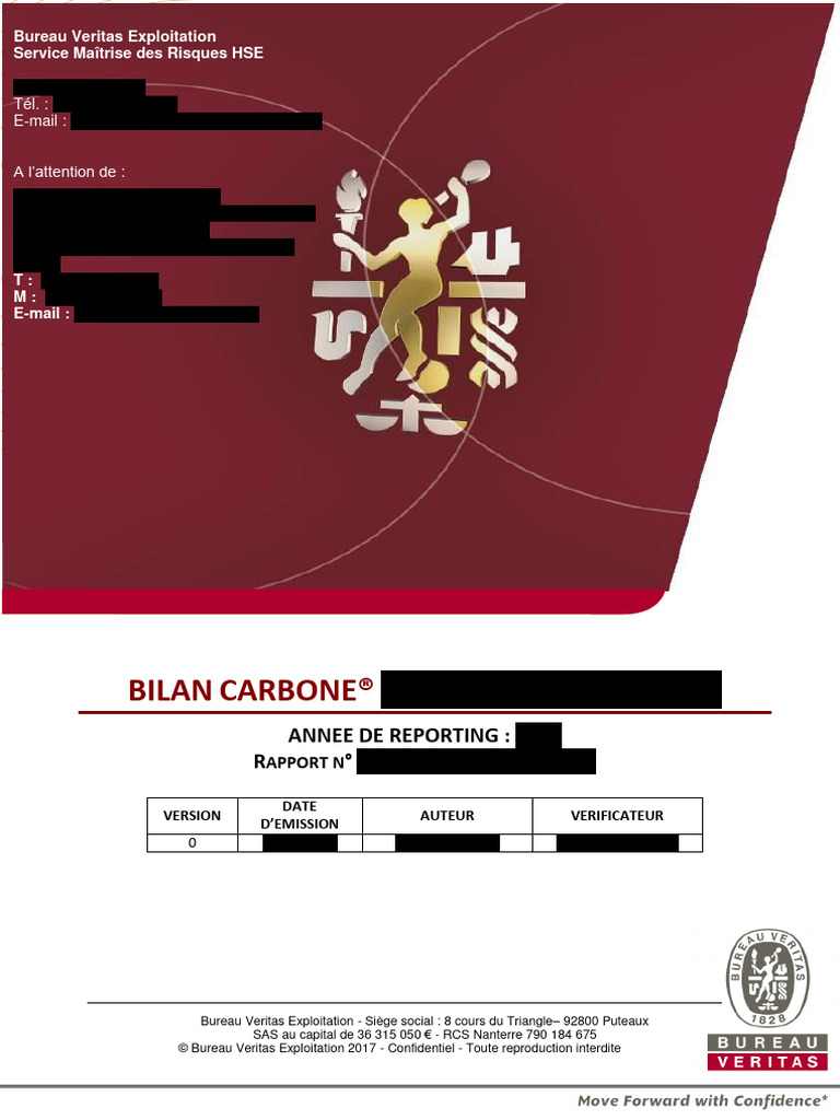 Exemple de Rapport BILAN CARBONE | PDF | Gaz à effet de serre | Effet ...