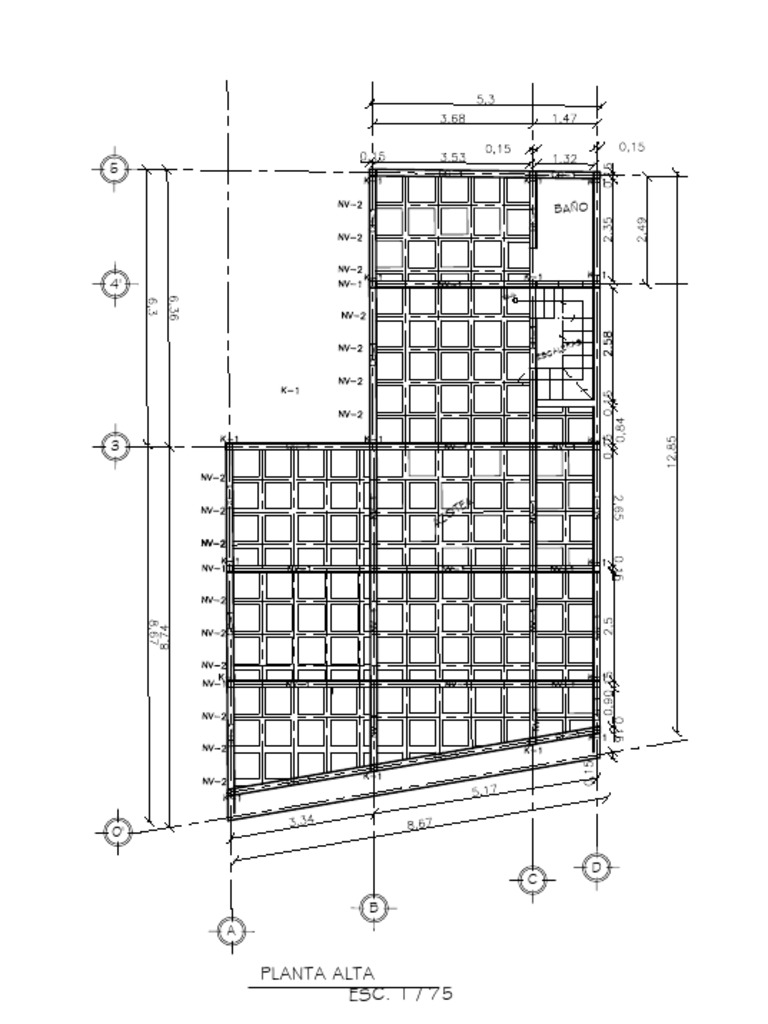 Losa Nervada Planta | PDF