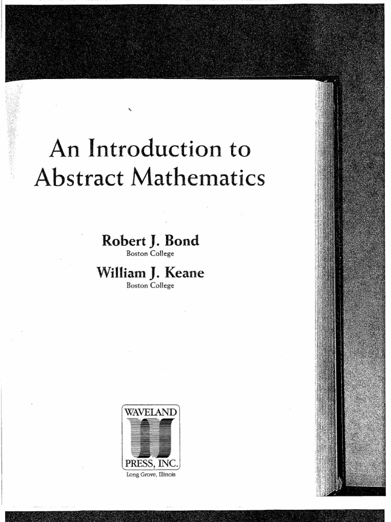 Robert J. Bond and William J. Keane - An Introduction To Abstract ...