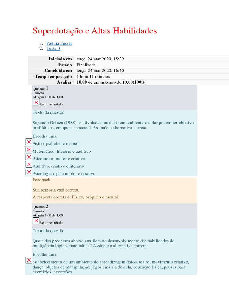 Superdotação e Altas Habilidades | PDF | Inteligência | Superdotados