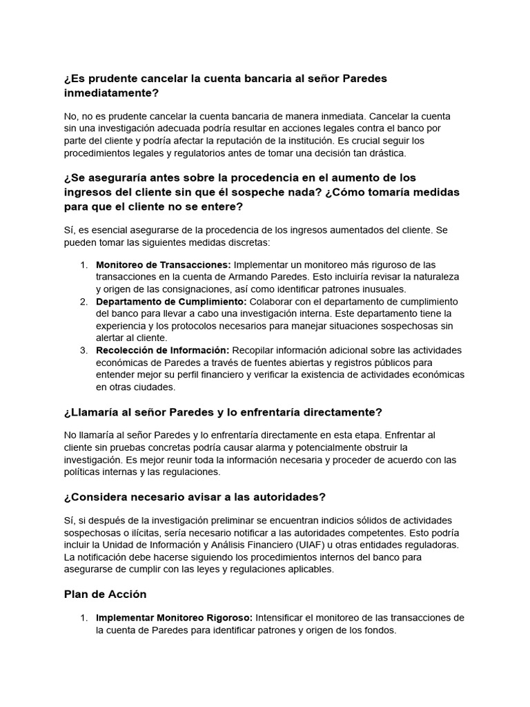 Actividad 2 - Evidencia 3 Taller "Estudio de Caso" | PDF | Bancos | Economias