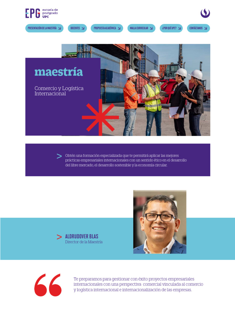 MA Comercio Logistica Internacional Desktop v1 | PDF | Logística | Perú