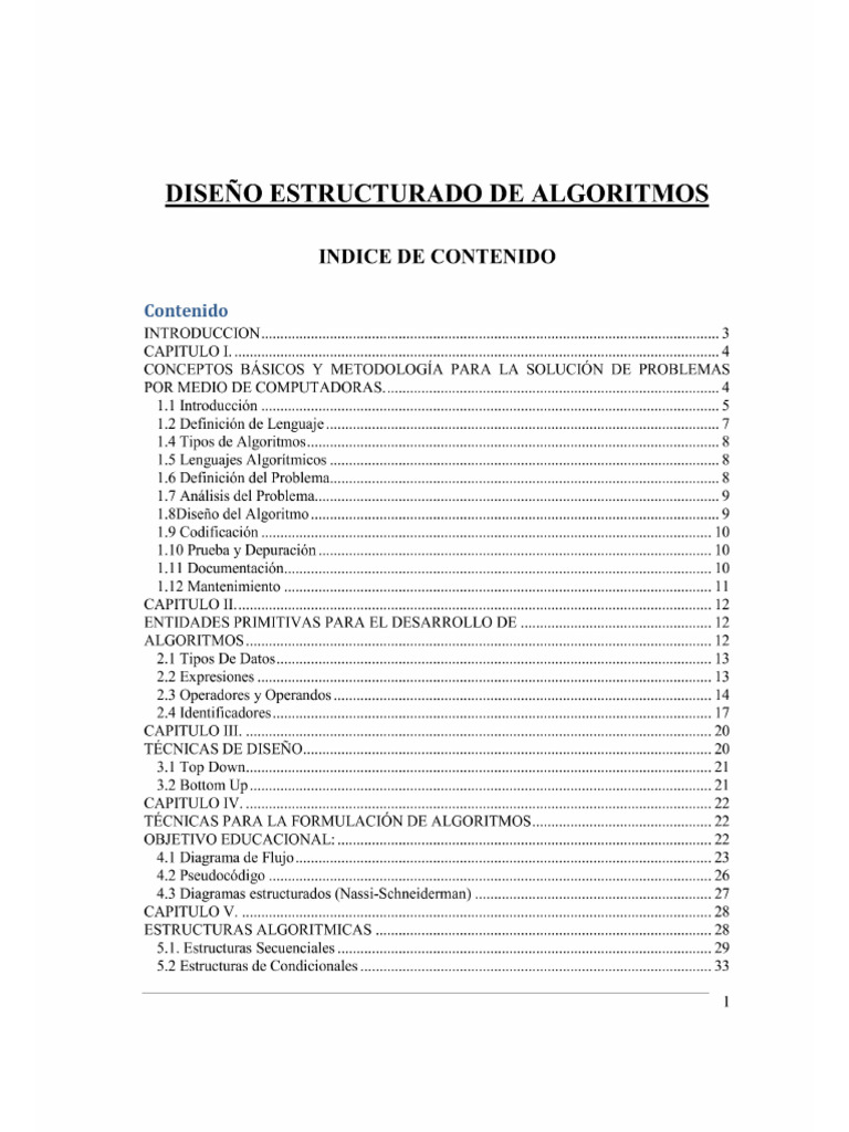 Diseño Algoritmos | PDF | Cadena (informática) | Función (Matemáticas)