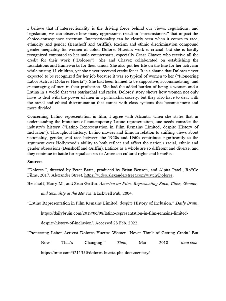 Module 5 | PDF | Intersectionality | Hispanic And Latino Americans