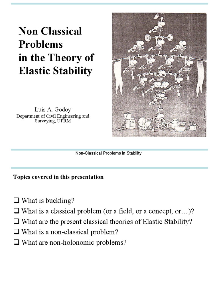 An Overview of Classical and Non-Classical Problems in Elastic ...