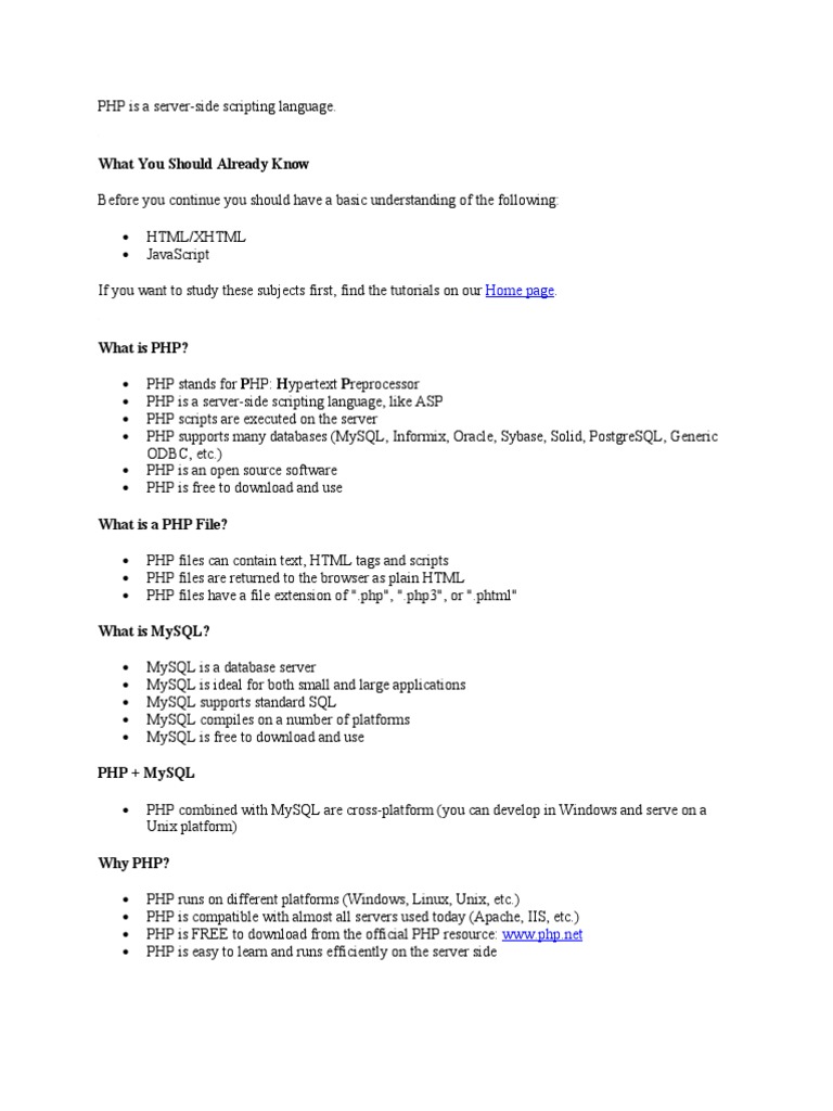 PHP Is A Server | PDF | Php | Http Cookie
