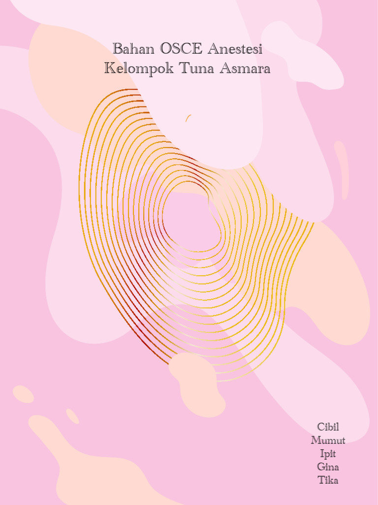 Bismillah OSCE Anes | PDF