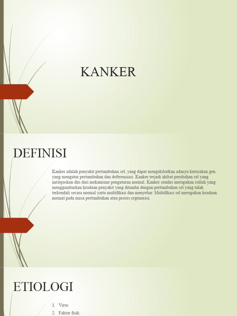 Kanker | PDF | Sains & Matematika