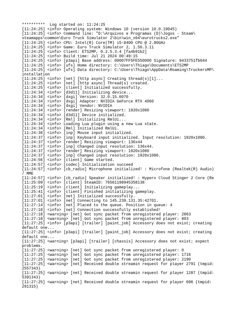 client_2024_07_21_log | Download Free PDF | Operating System | Computer Science