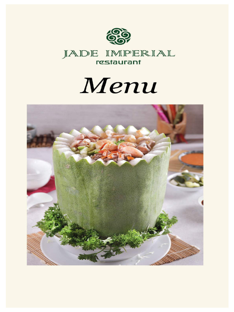Buku Menu Jade Imperial - Update Oktober2022 | PDF