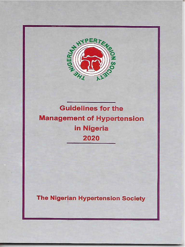 NHS Guidelines 2020-1 | PDF | Hypertension | Blood Pressure