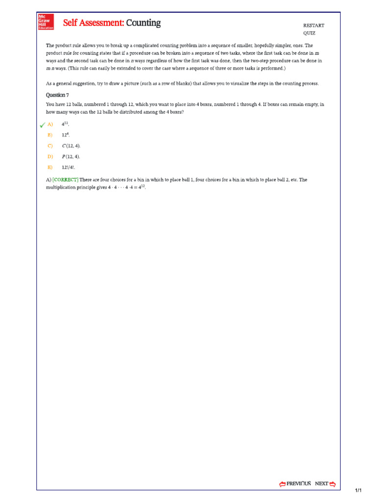 Counting q8 Ans | PDF