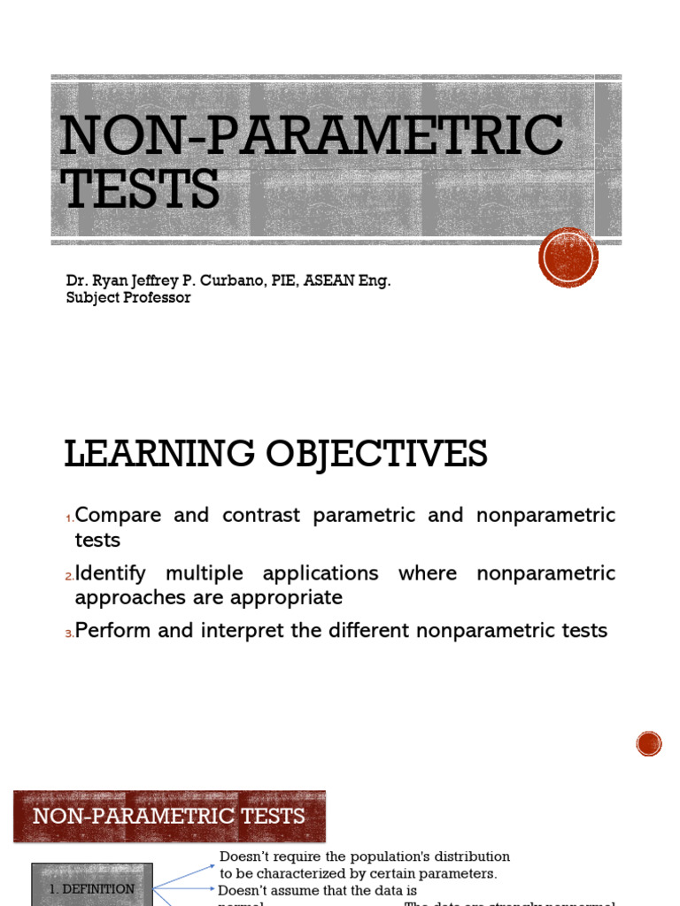 Module 5 - NON-PARAMETRIC TESTS | PDF | Statistical Hypothesis Testing ...