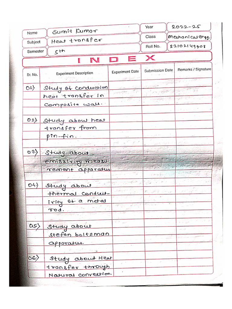 HT Practical File | PDF | Physical Chemistry | Physics