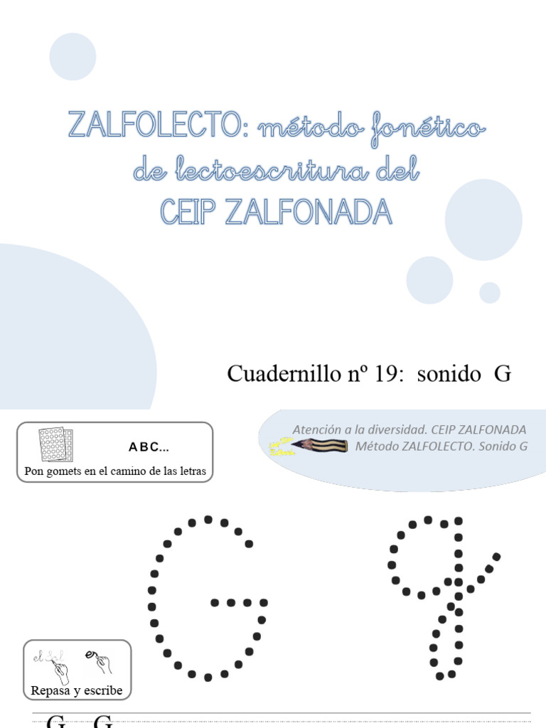 19 Lectoescritura G | PDF