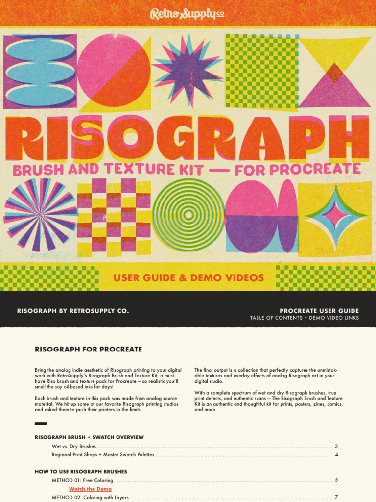 Risograph User Guide Procreate | PDF | Graphic Design