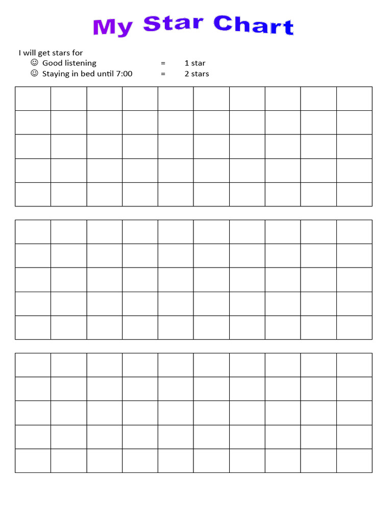 BLANK Star Chart | PDF BLANK Star Chart | PDF