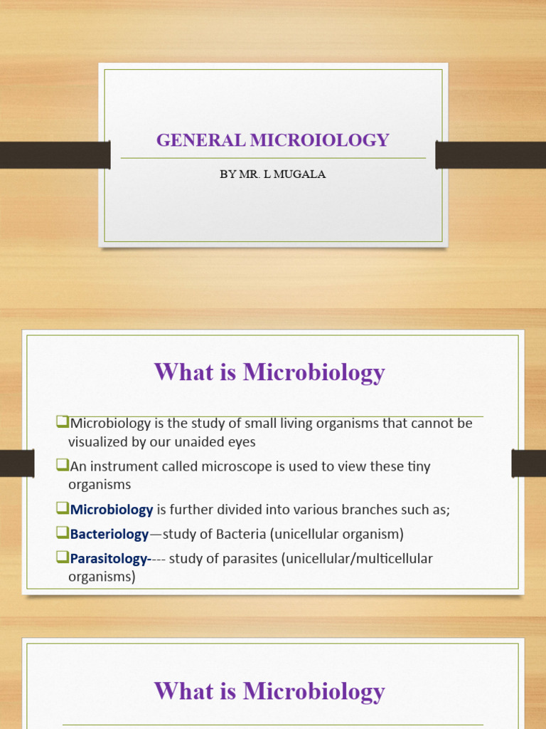 Overview of Microbiology and Its History | PDF | Microorganism ...