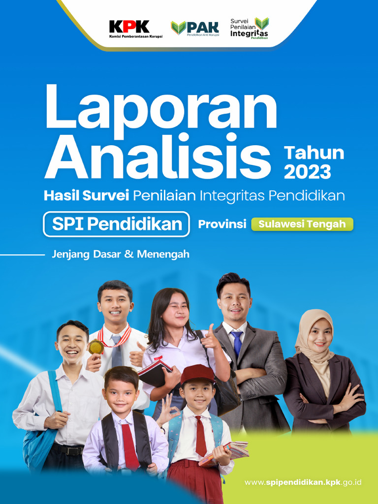 Laporan Analisis Sulawesi Tengah SPI KPK Tahun 2023 | PDF