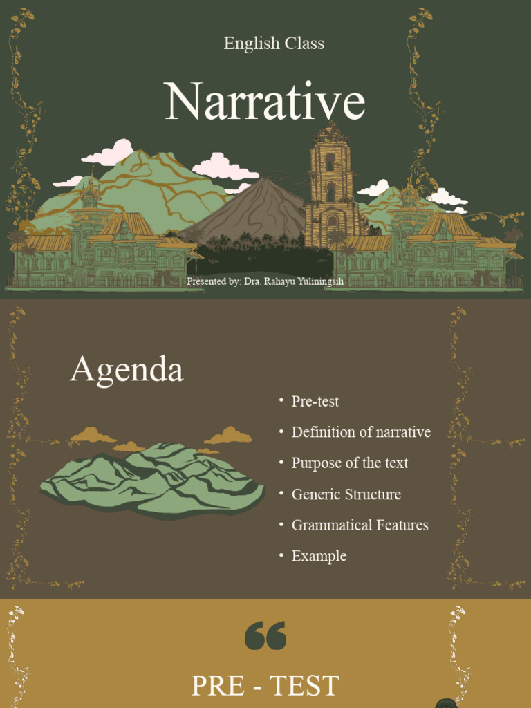 Narrative English Course | PDF | Verb | Grammatical Tense