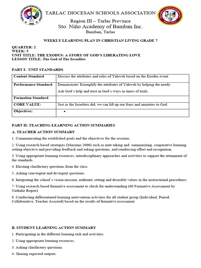 CLE Grade 7- 2Q 5th Weekly Lesson Plan- 2023 | PDF | Learning | Experiment