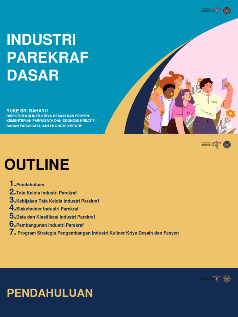 Pengembangan Industri Parekraf 2024 | PDF | Bisnis | Seni