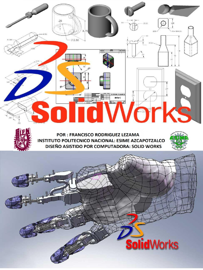 Manual Básico de SolidWorks en Ingeniería | PDF | Dibujo | Perforar