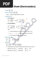 Physics 2 Formula Sheet | PDF