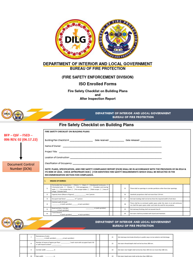 Iso Enrolled Forms Presentation For Convention | PDF | Stairs | Fire Safety