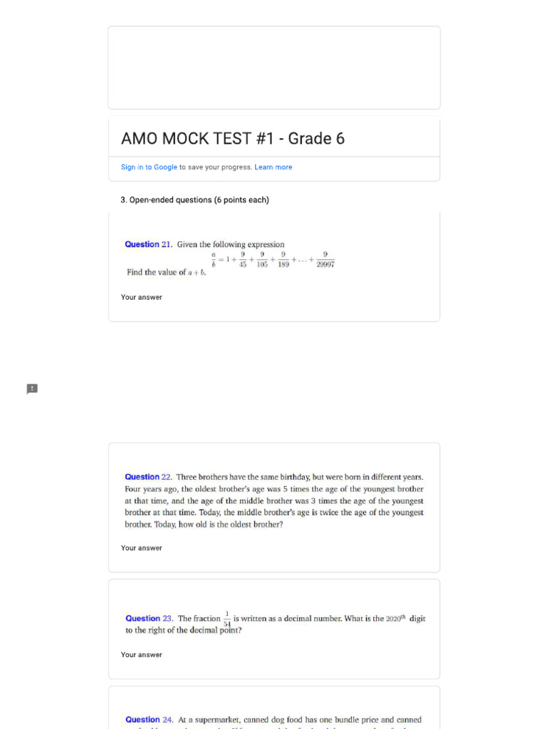 AMO Mostest 1 21-25 | PDF