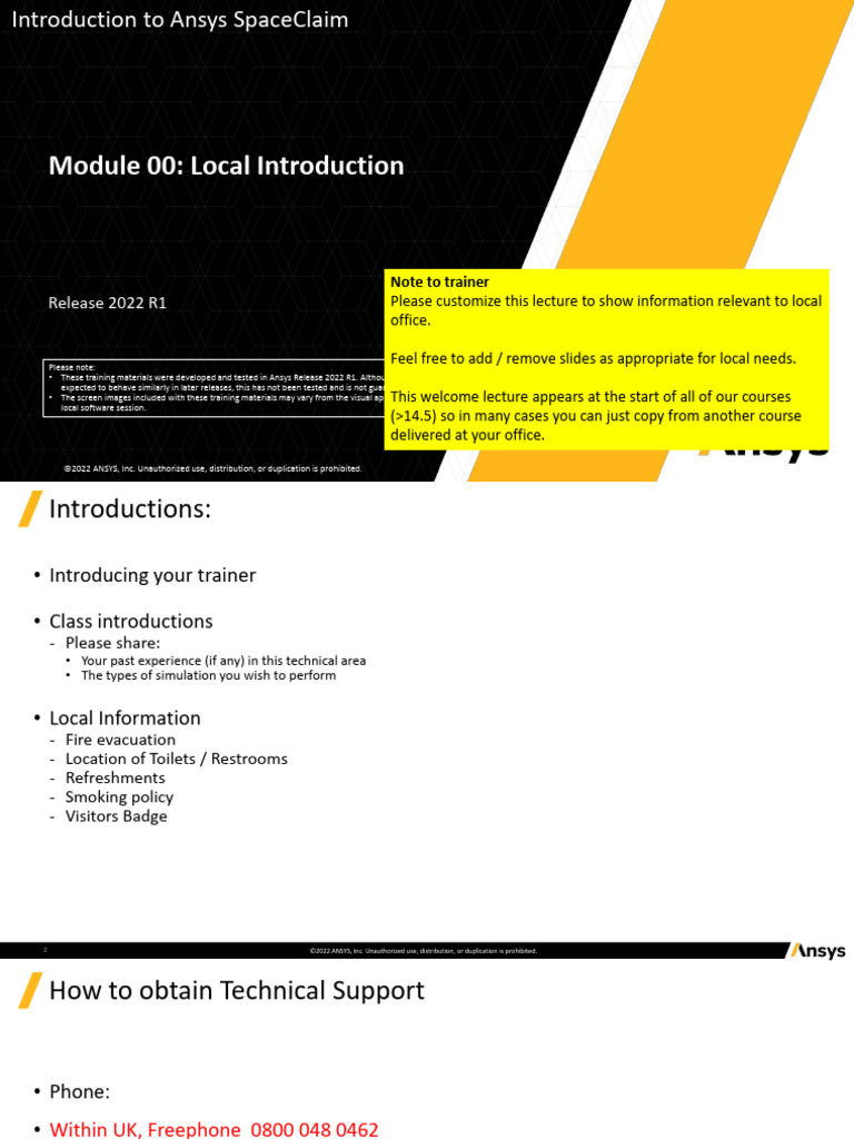SCDM Intro 2022R1 EN LE00 Local Introduction | PDF | Simulation | Computing