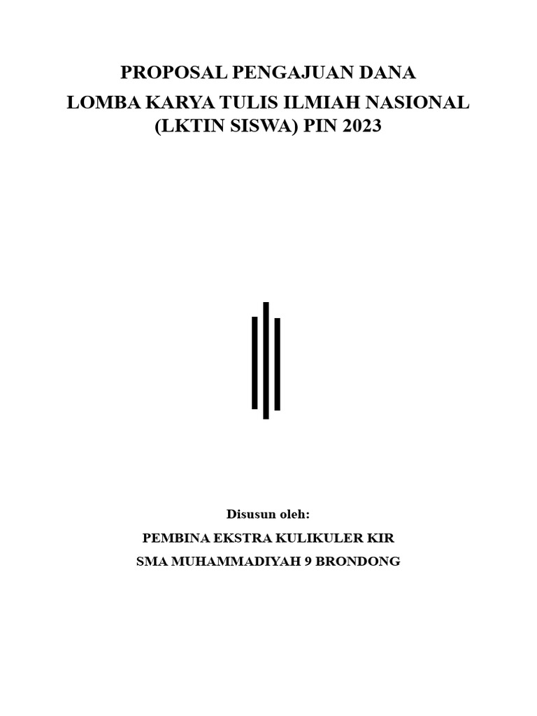 Proposal Pengajuan Dana Lomba Kir | PDF